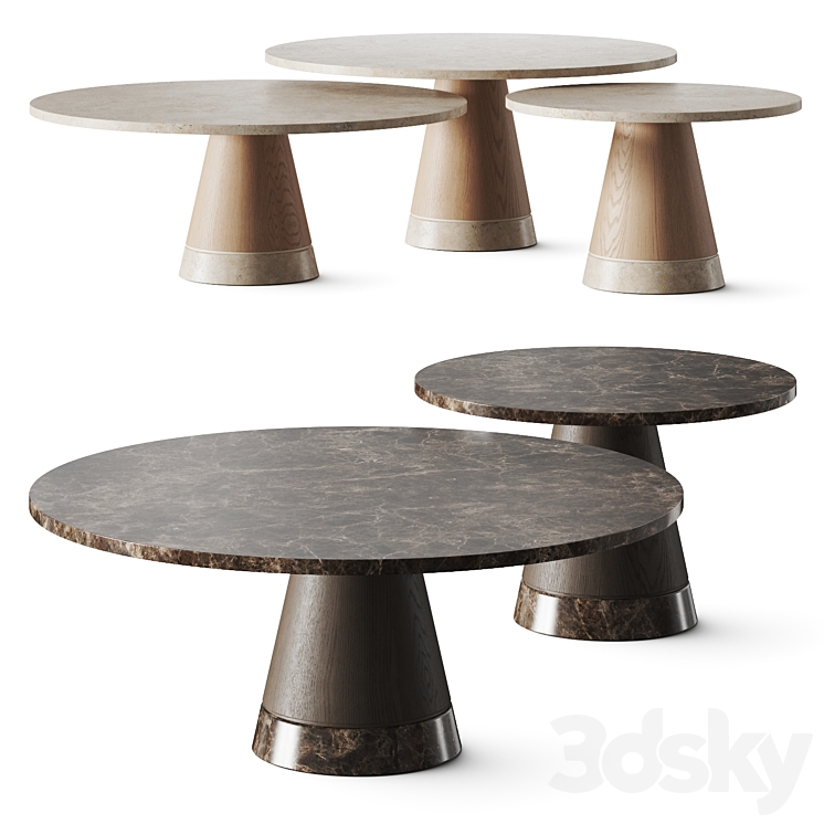 Bolia Piro Coffee Tables - Table - 3D model