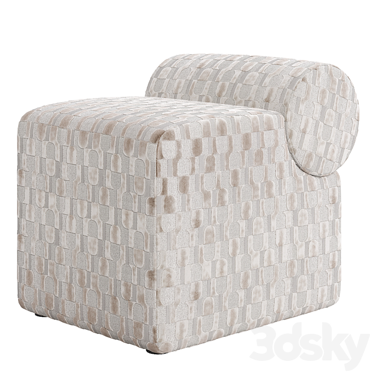 Kelly Wearstler Esfera Ottoman in custom fabrics - Other soft seating ...