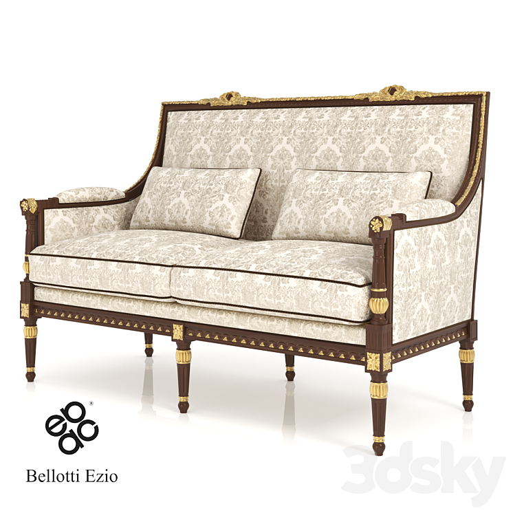 (OM) Bellotti Ezio 4072 - Sofa - 3D model