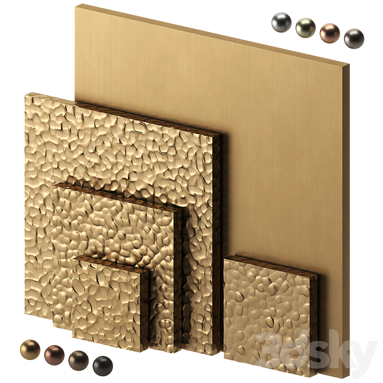 Metal Textures Set 014 - Metal - 3D model