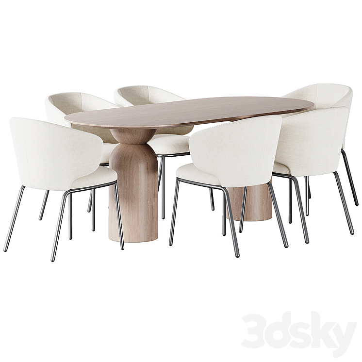 CAMPO Dining chair by skdesign and Vivante Dining Table - Table + Chair ...