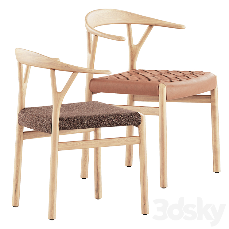 Oslo Poltrona chairs by Midj - Chair - 3D model
