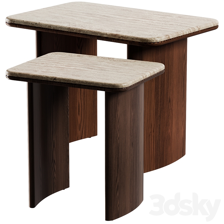Chandler Side Table - Table - 3D model