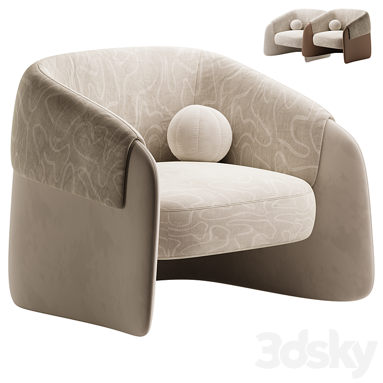 Blazzer armchair - Arm chair - 3D model