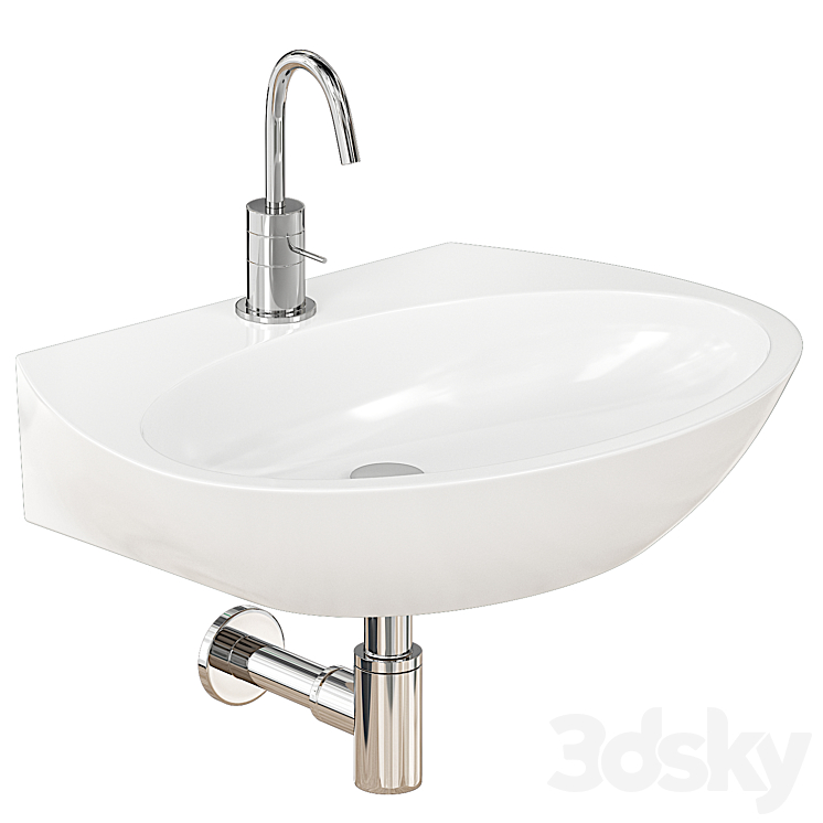 A. e T. Italia OVAL BASIN CR - Wash basin - 3D model