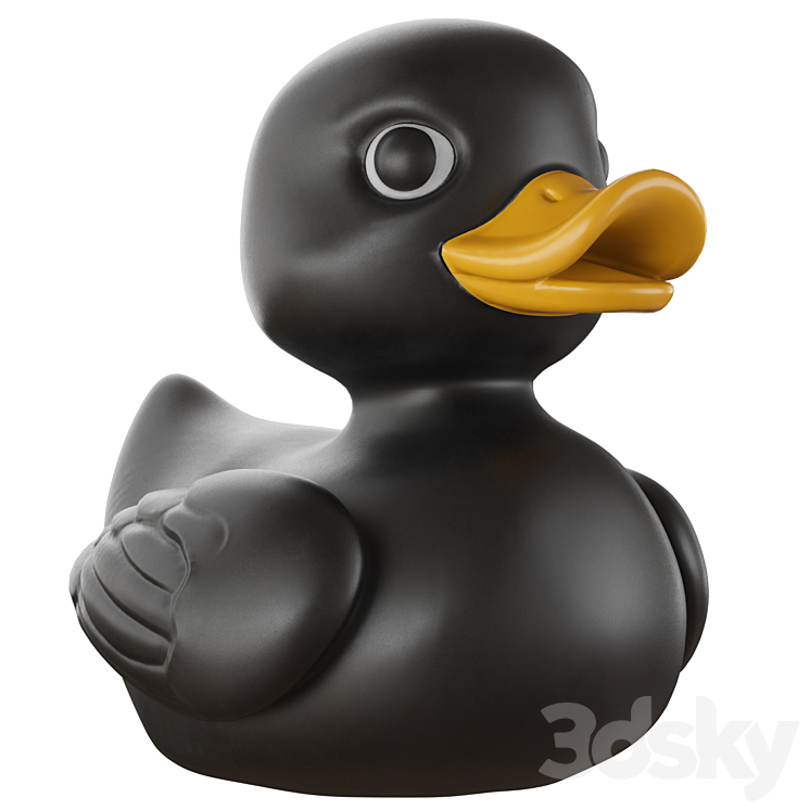 Plastic Duckling - Toy - 3D model