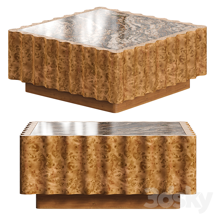 Imani coffee table by sohohome - Table - 3D model