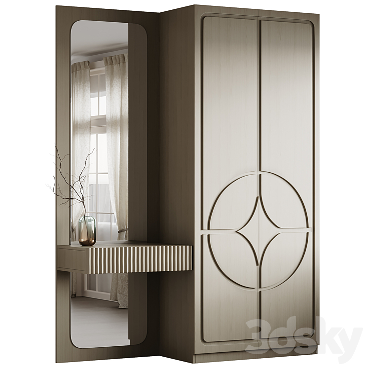 Neoclassical style hallway 21 - Hallway - 3D model