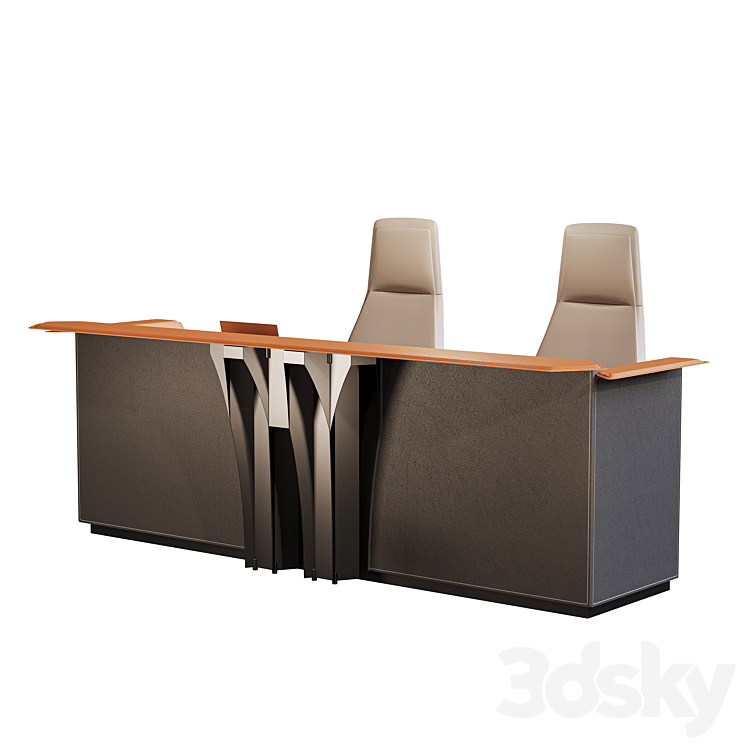 Grand luxury reception table - Office furniture - 3D model