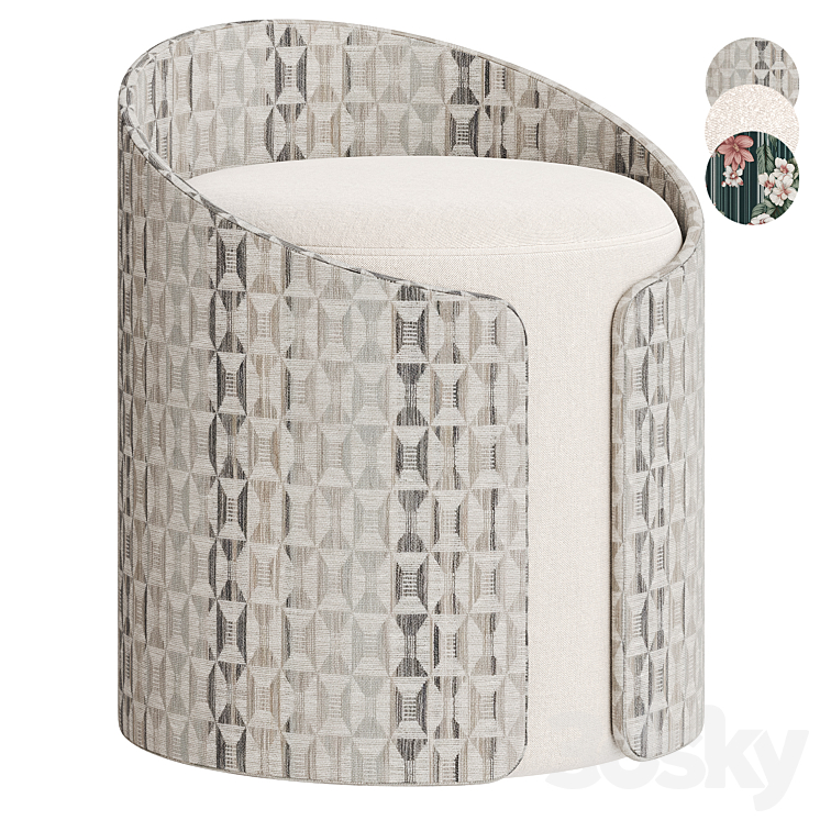Garce pouf - Other soft seating - 3D model