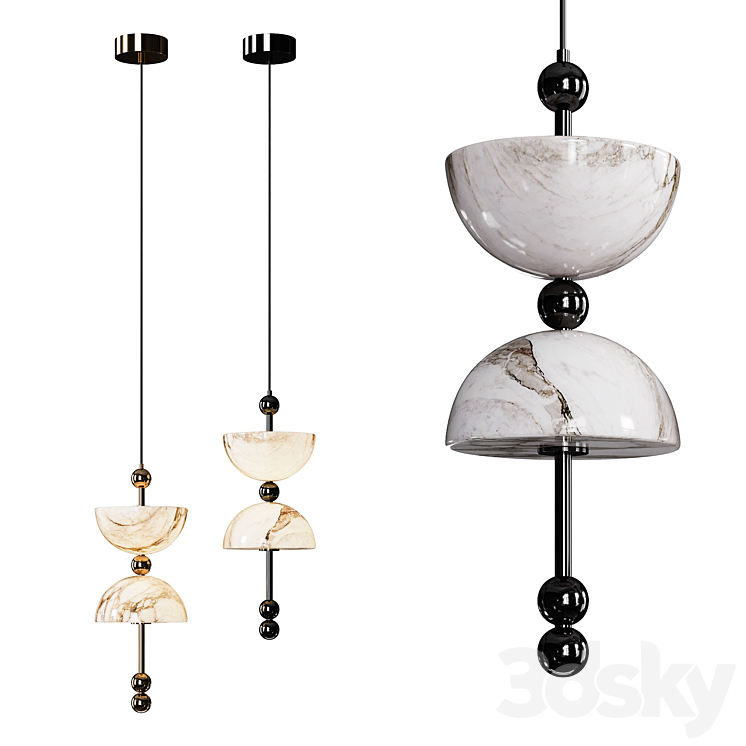 LYRA - Pendant light - 3D model
