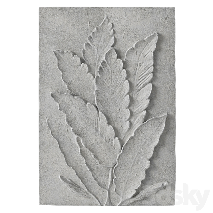 Relief painting 01 - Other decorative objects - 3D model