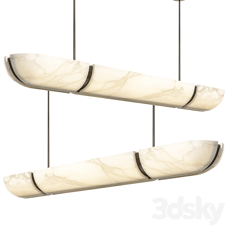 Cleo Suspension pendant lamp - Pendant light - 3D model