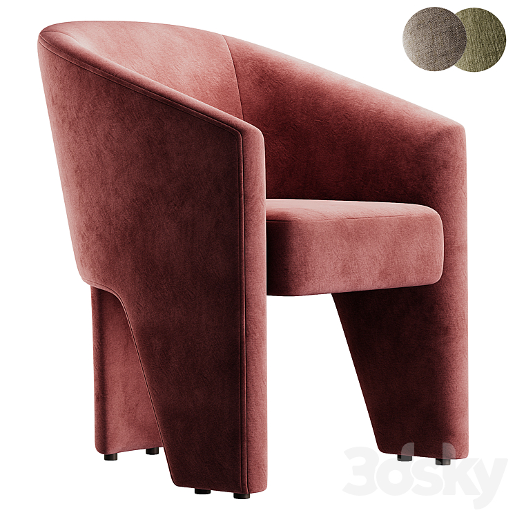 Fae dining chair - Chair - 3D model