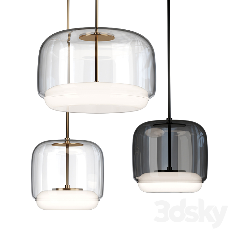 Enkel LED Pendant by Kuzco Lighting corona - Pendant light - 3D model