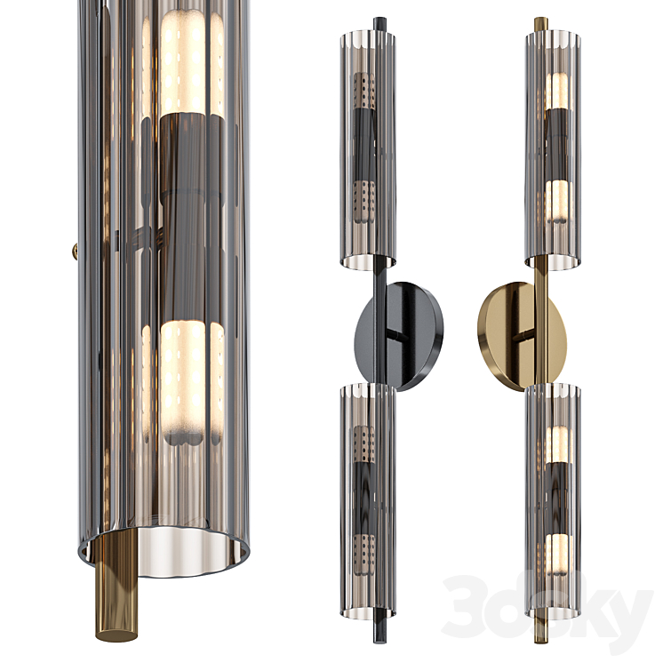 LUCINA B WALL Lamp - Wall light - 3D model