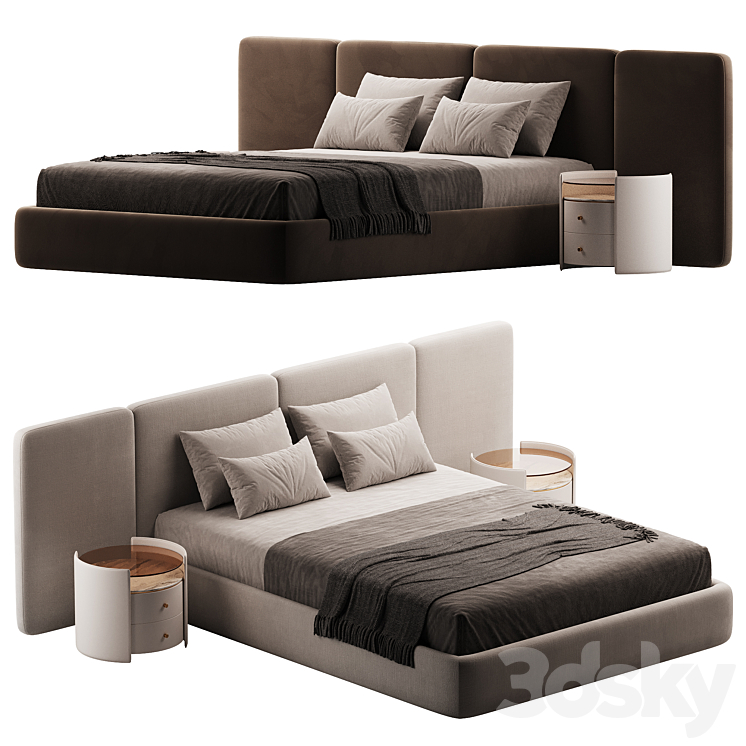 Bangera bed - Bed - 3D model