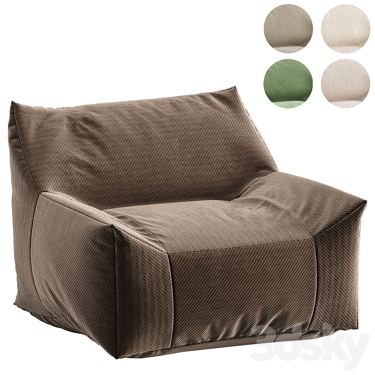 Larson Soft Lounge Chair - Other soft seating - 3D model