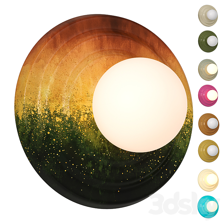 Holi - Wall light - 3D model