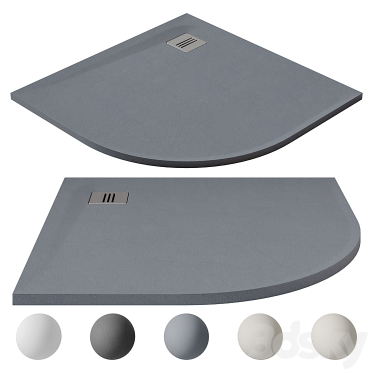 Shower trays Radaway Kyntos 3 - Shower - 3D model