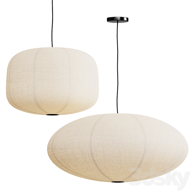 Akari 21A pendant - Pendant light - 3D model