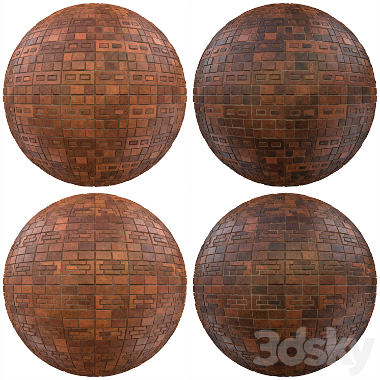 brick pbr 4k seamless 444 - Brick - 3D model