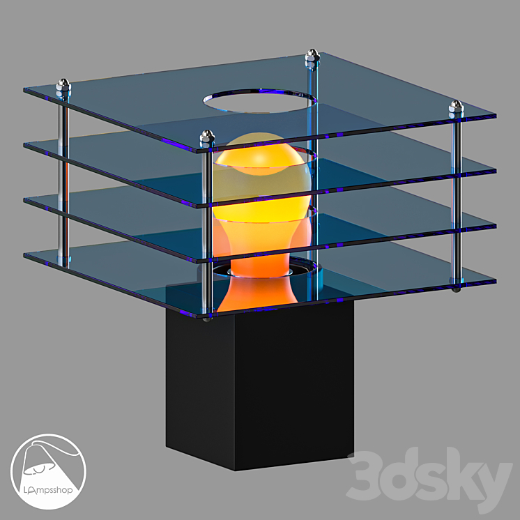 LampsShop.ru NL5276 Table Lamp Corrugation - Table lamp - 3D model
