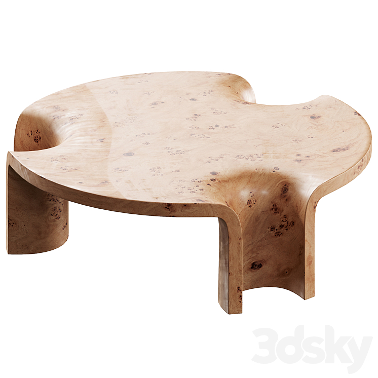 Horner coffee table by Rete - Table - 3D model