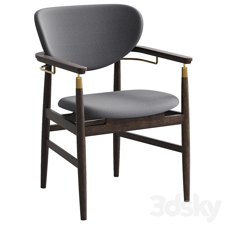 Armchair Latte (Linate) by Dizainazona - Chair - 3D model