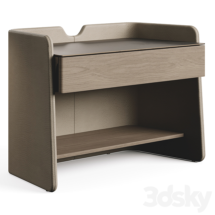 Chloe Bedside W650CM by Pianca - Sideboard & Chest of drawer - 3D model