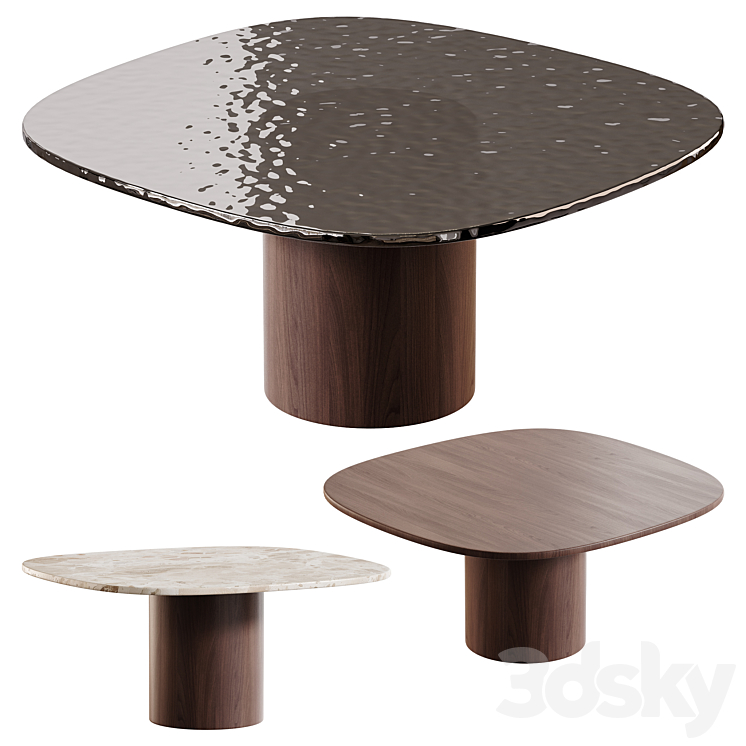 Luna small table-2 - Table - 3D model