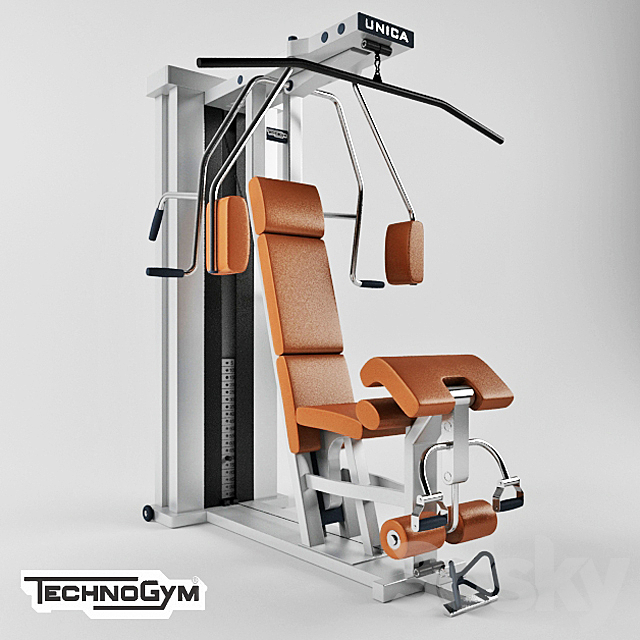 Technogym _ Unica Evolution 3D Max - 3DMAXTER
