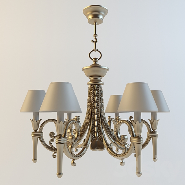 Classic chandelier 2 3D Max - 3DMAXTER