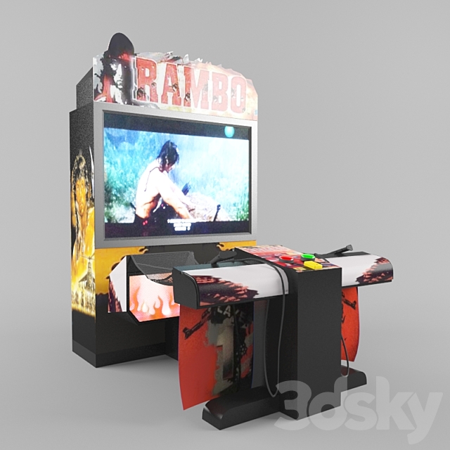 slot machine "Rambo" 3D Max - 3DMAXTER