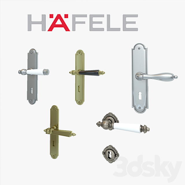 HAFELE Door knobs 3D Max - 3DMAXTER