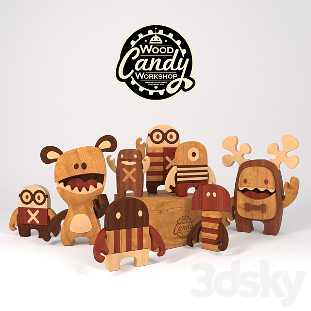 Candy Wood 3D Max - 3DMAXTER