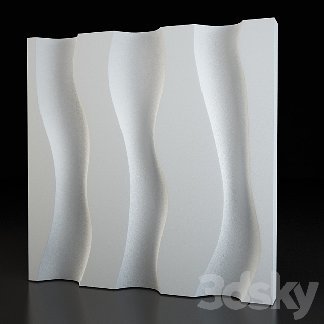Tale-3d plaster panel 3D Max - 3DMAXTER