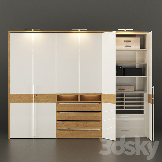 Wardrobe Hülsta METIS PLUS 3D Max - 3DMAXTER