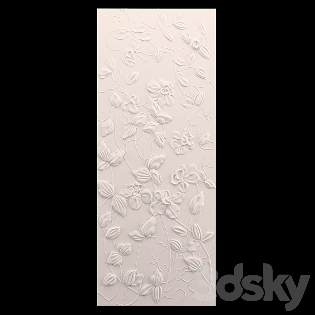 gypsum panel 3D Max - 3DMAXTER