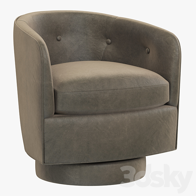 RH Modern Milo Baughman Chair 3D Max - 3DMAXTER
