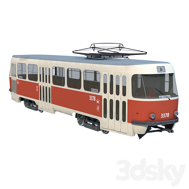 Tram Tatra T3 3D Max - 3DMAXTER