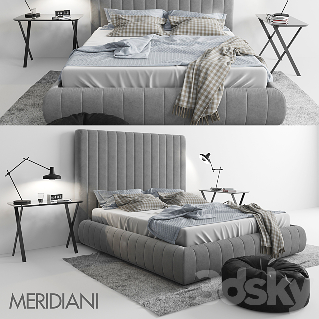 Meridiani Tuyo Bed 3D Max - 3DMAXTER