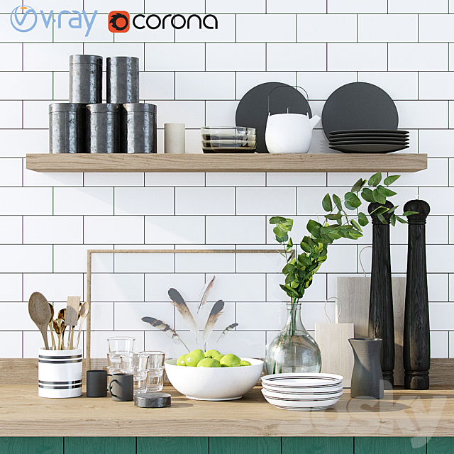 Kitchen set 3D Max - 3DMAXTER