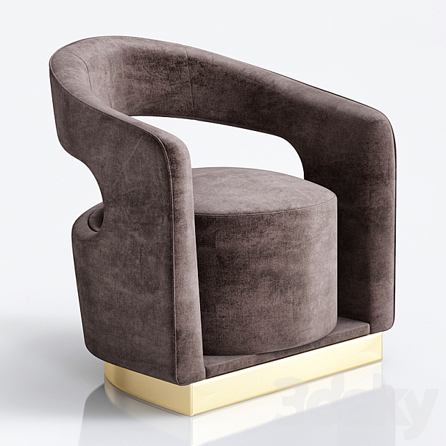 Ellen Armchair 3D Max - 3DMAXTER