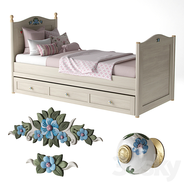 Cilek Flora Bed 20.01.1301.01 3D Max - 3DMAXTER
