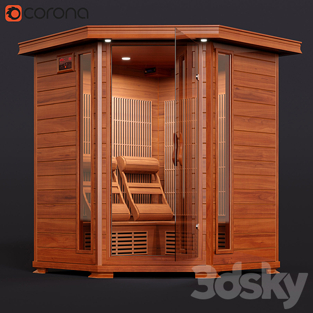 Sauna Heatwave SA1312 3D Max - 3DMAXTER