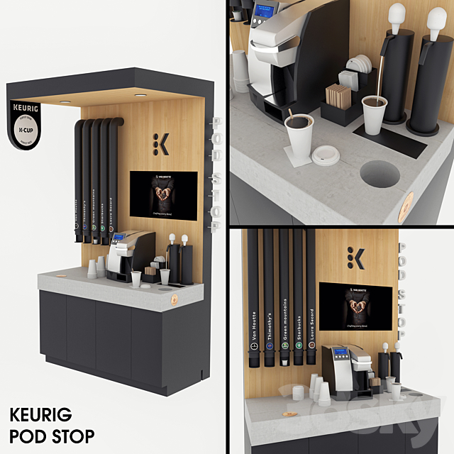Keurig Pod Stop 1 3D Max - 3D Max Master