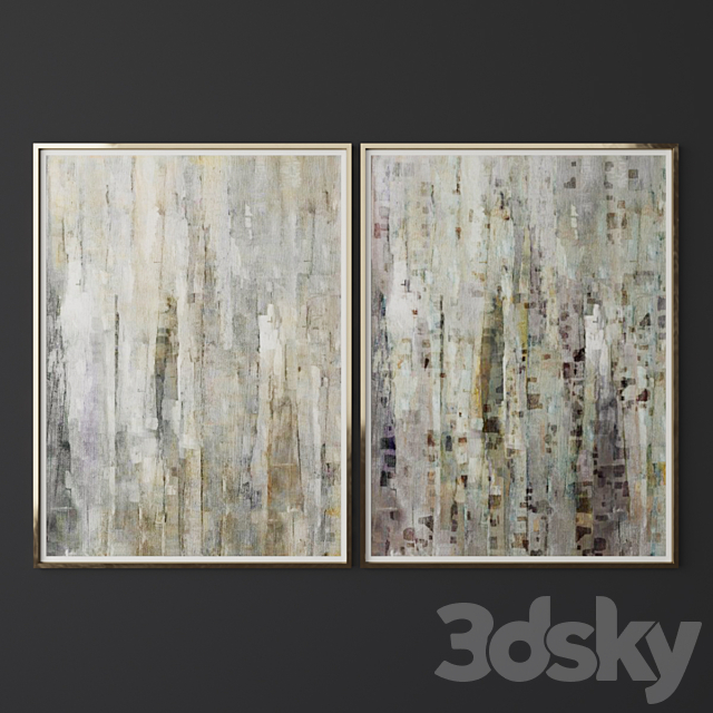 Set of contemporary art 22 3D Max - 3DMAXTER