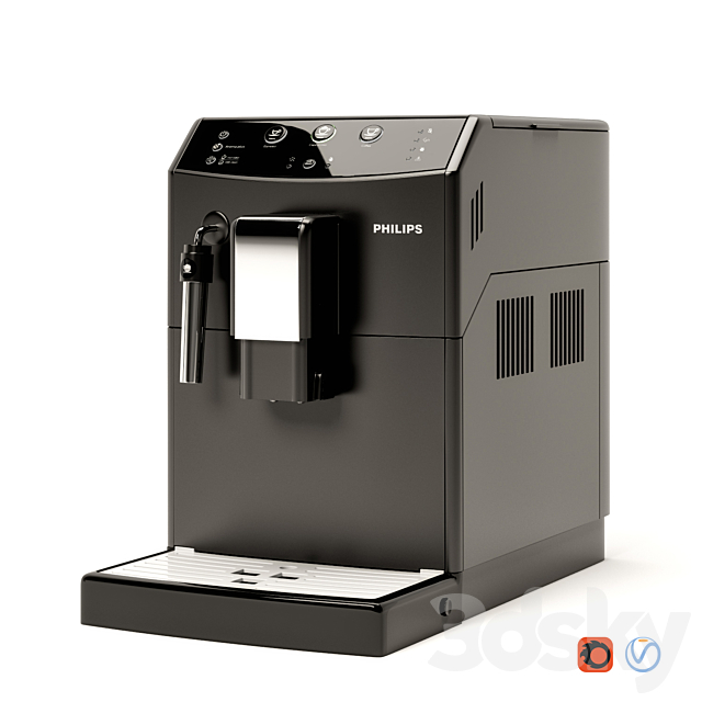 Coffee machine PHILIPS 3100 series HD8827 _ 09 3D Max - 3DMAXTER