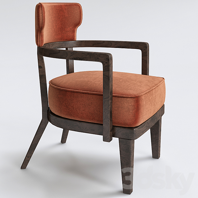 Zoe small armchair 3D Max - 3DMAXTER